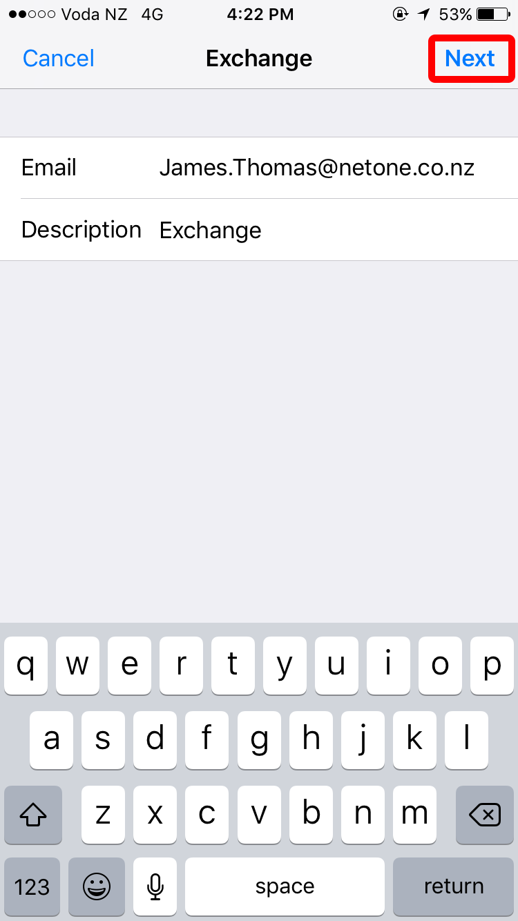How Do I Setup My Mailbox On An Apple IPhone Or IPad OneNet